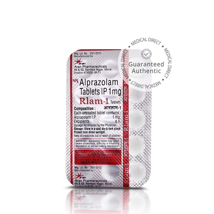 Alprazolam 1mg (Rlam-1) - Genuine Anxiety & Panic Relief – Allvigor